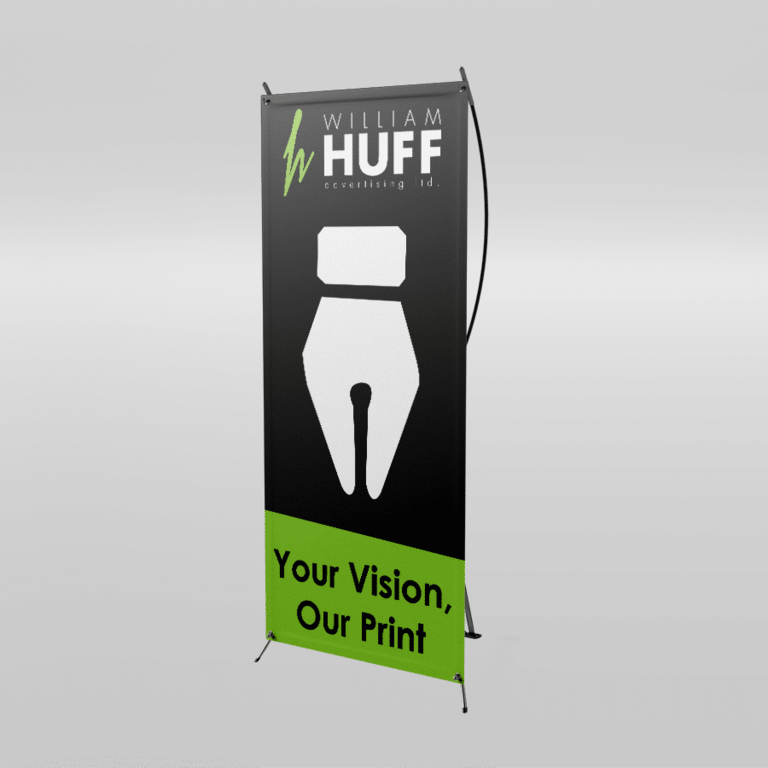 Retractable Banner with NEW Stand – William Huff